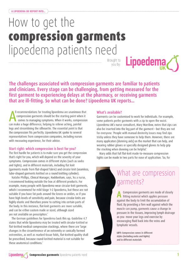 A Guide to Compression Therapy for Lipoedema | Lipoedema UK